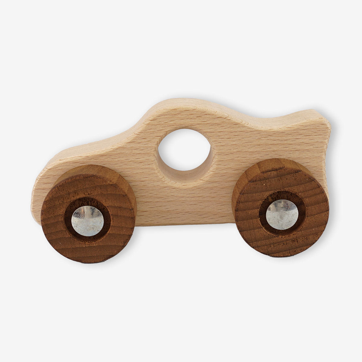 Goki Nature Wooden Toy Racing Car - Light | Lullabuy