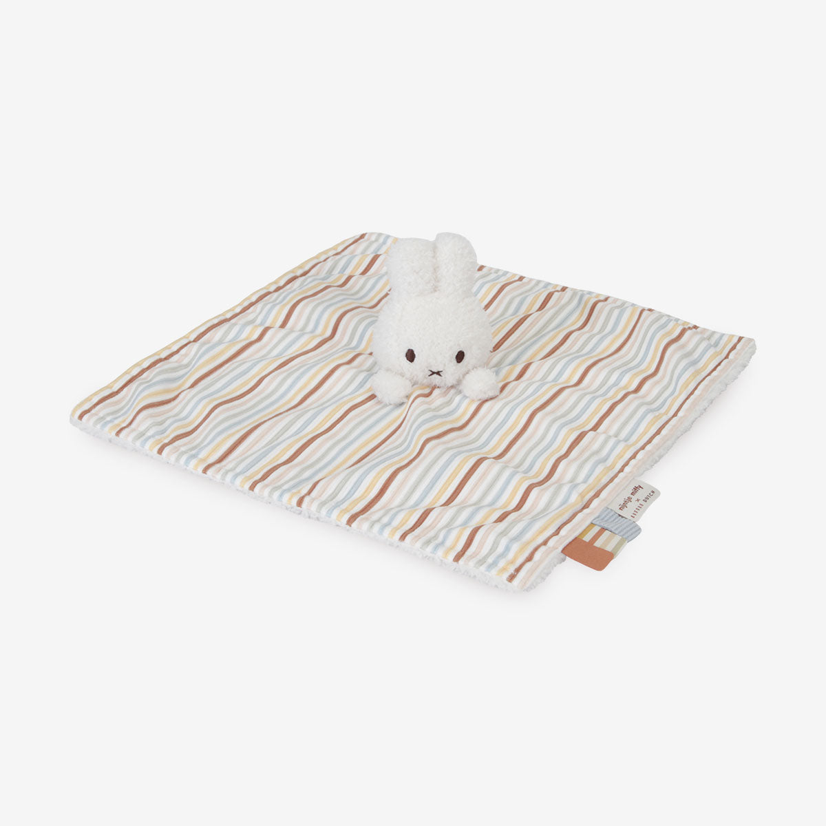 Miffy x Little Dutch Cuddle Cloth - Sunny Stripes | Lullabuy